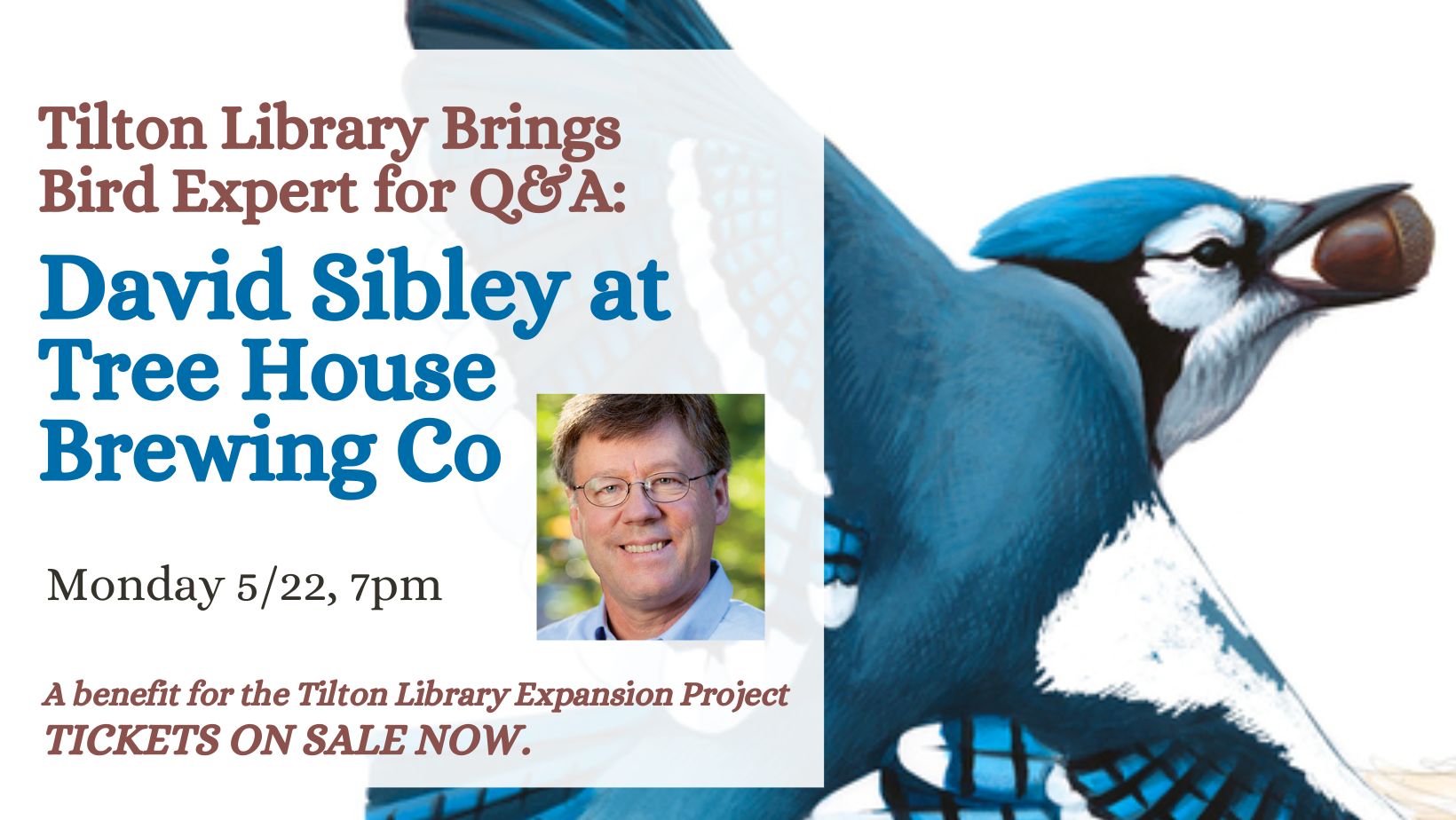 Tilton Library David Sibley at Tree House: A Library Benefit